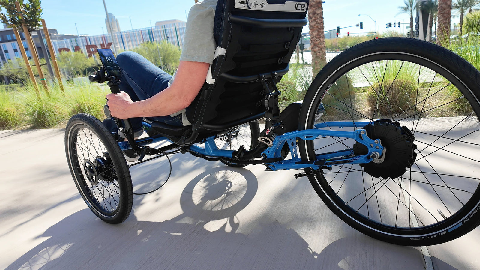 ICE Adventure 26 RS Chainless e-Assist Trike – PERS V4 Drive System